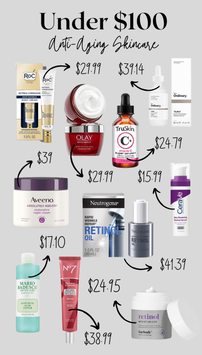 Top 10 Anti-Aging Skincare Products Under $100